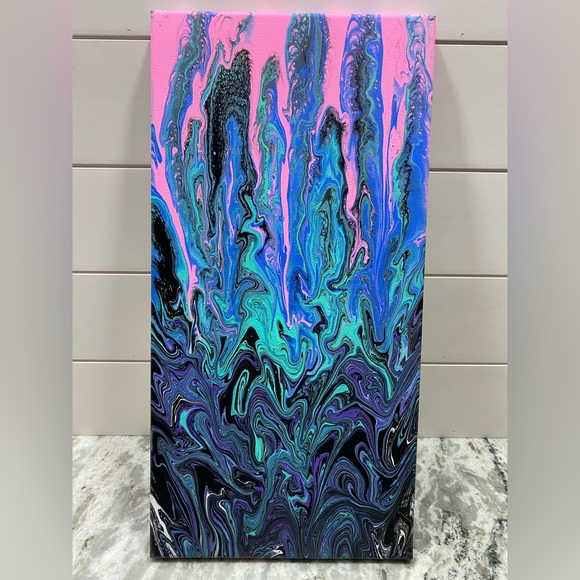 Hand Crafted | Art | Abstract Fluid Art Canvas | Poshmark